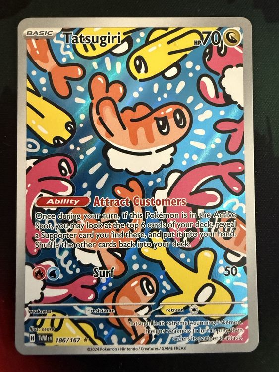 Tatsugiri #186 - Illustration Rare Twilight Masquerade (Gebraucht) in Uster für CHF 9 – mit ...