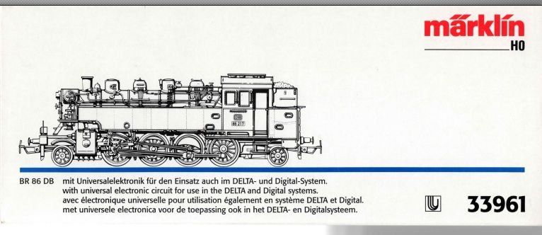 Märklin Dampflok der Baureihe 86 DB (Defekt) in Ottenbach für CHF 40 ...