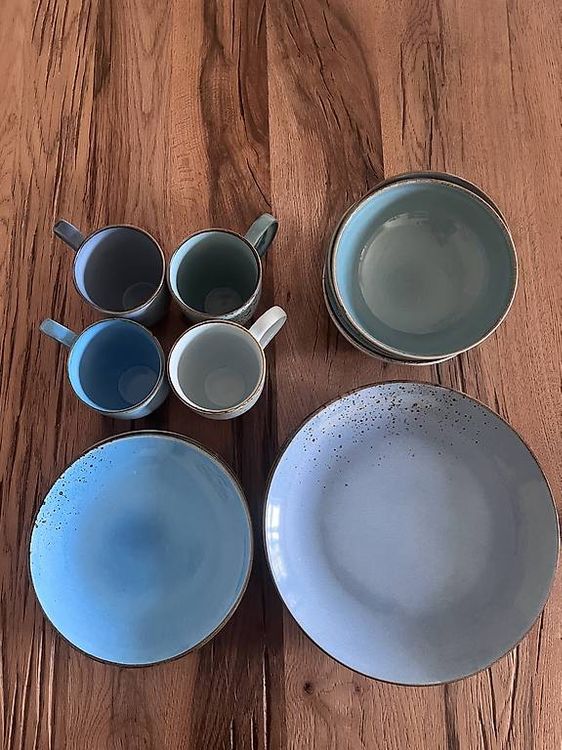 Geschirrset CreaTable 16-teilig div. Blautöne (Gebraucht) in Bern für CHF 34 – nur Abholung auf ...