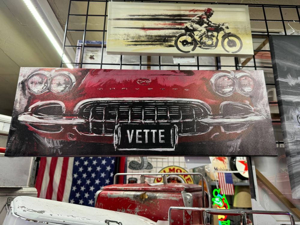 Corvette Chevrolet Bild auf Leinwand (Neu und originalverpackt) in AARBURG für CHF 49 – mit ...