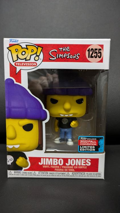 Funko Pop! The Simpsons - Jimbo Jones #1255 (Neu und originalverpackt ...