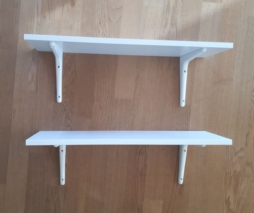Wandregal IKEA Burhult/Sibbhult weiss, 2Stk. | Kaufen auf Ricardo