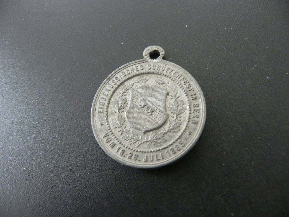 Medaille Eidg. Schützenfest in Bern 1885 (Gebraucht) in Biel/Bienne für CHF 19.9 – mit Lieferung ...