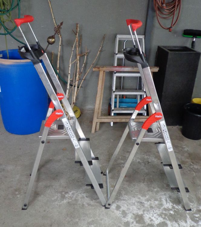 2 Aluleitern / Bockleitern HAILO (Gebraucht) in Wolfenschiessen für CHF ...