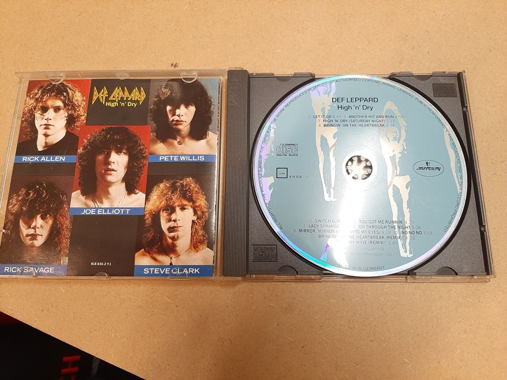 Def Leppard - High 'n' Dry CD - Top Zustand - Selten! (Gebraucht) in ...