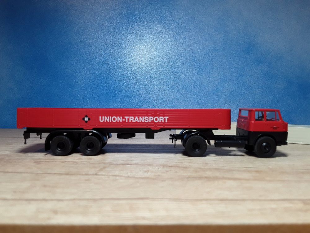 Brekina Henschel _ Sattelzug LKW Union Transport _ 1:87 | Kaufen auf ...