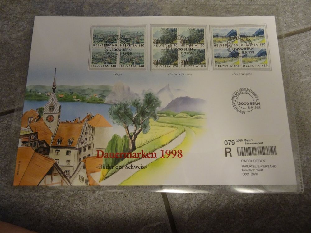 FDC 1998 Dauermarken Bilder der Schweiz LUXUSBRIEFE | Kaufen auf Ricardo