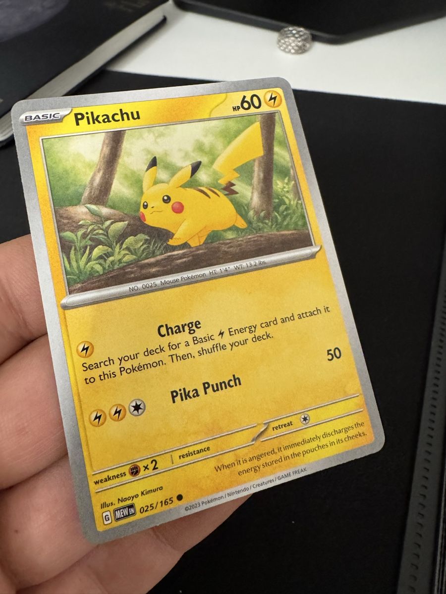 Pikachu 25/165 – Common – Pokémon TCG 151 – Scarlet & Violet (Neu ...