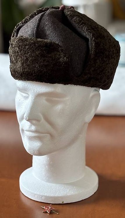 Toque (ushanka) soviétique 2e GM (reproduction) taille 57 (D'occasion ...