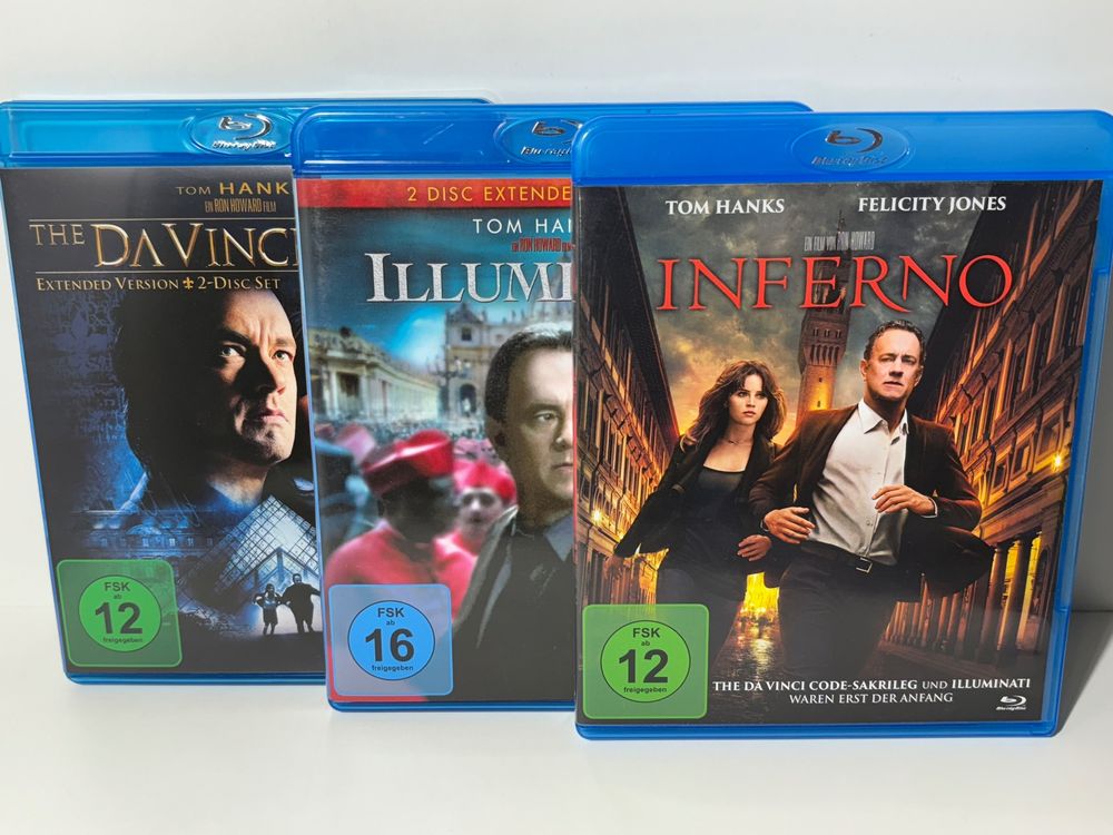 The Da Vinci Code - Illuminati - Inferno Blu Ray (Gebraucht) in Wilderswil für CHF 10.9 – mit ...