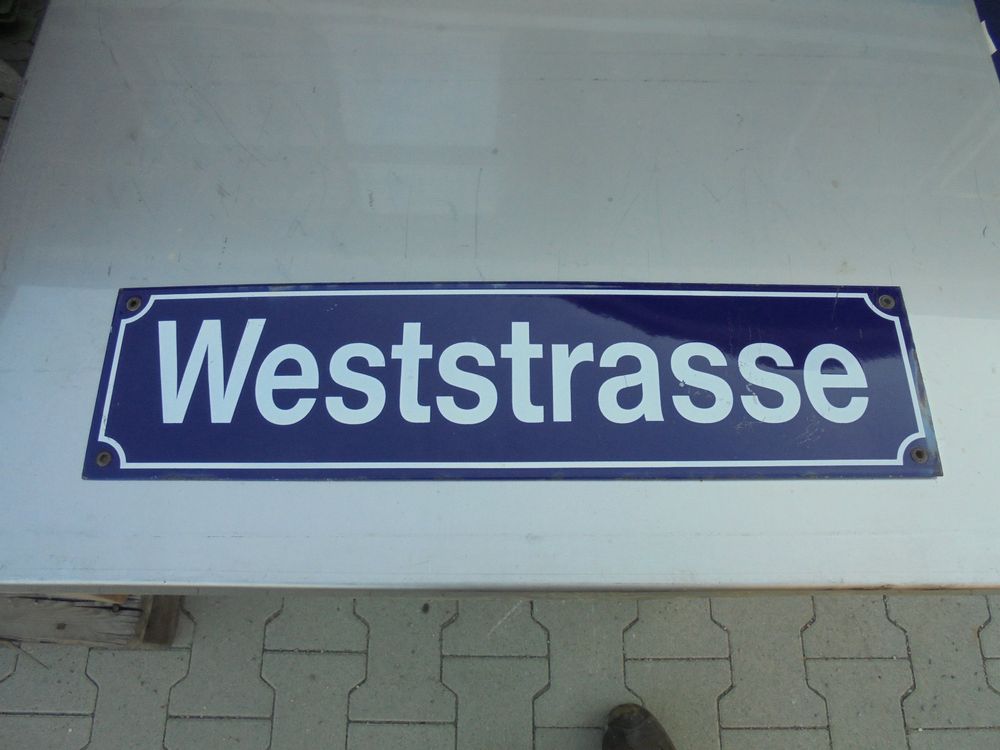 Emailschild - Weststrasse | Kaufen auf Ricardo