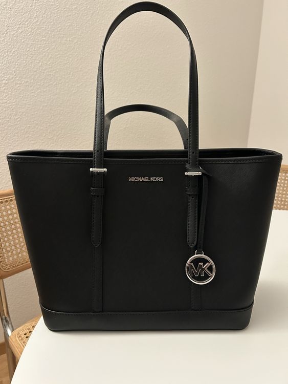 MICHAEL KORS PURSE JET SET TRAVEL SAFFIANO TOTE (Neu (gemäss ...