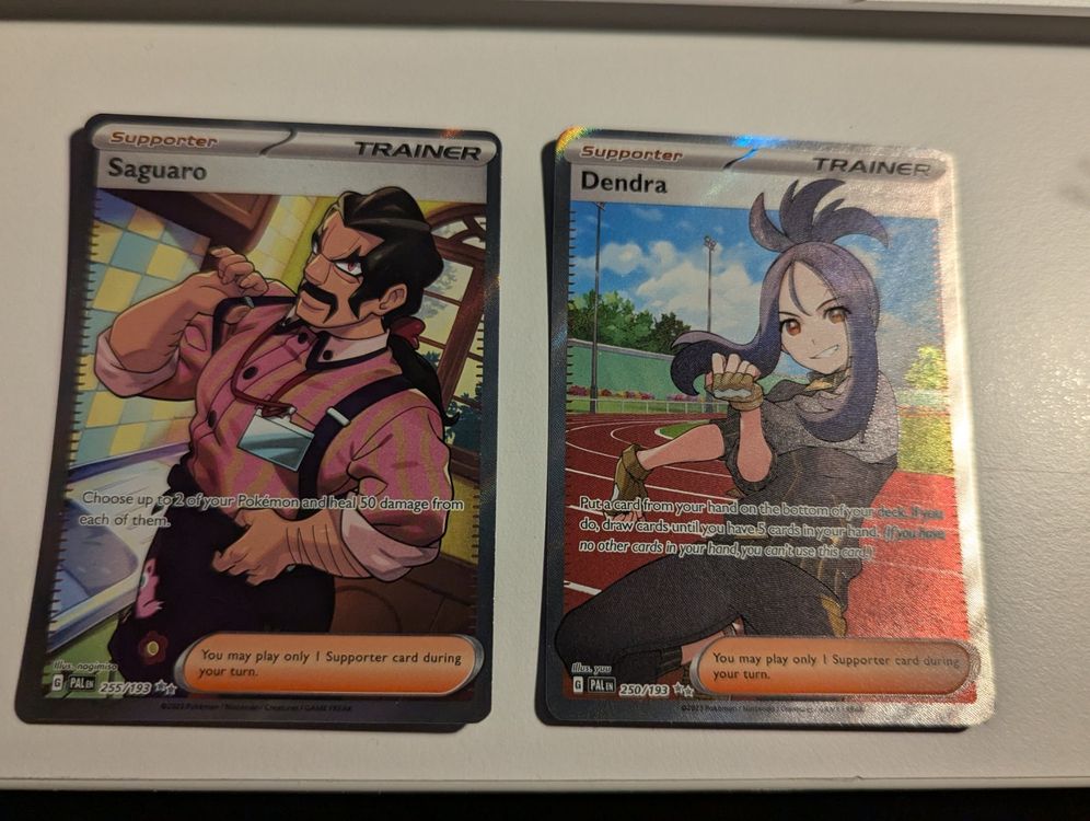 Pokemon Dendra Saguaro PAL EN 250 + 255/193 Full Art Cards | Kaufen auf ...