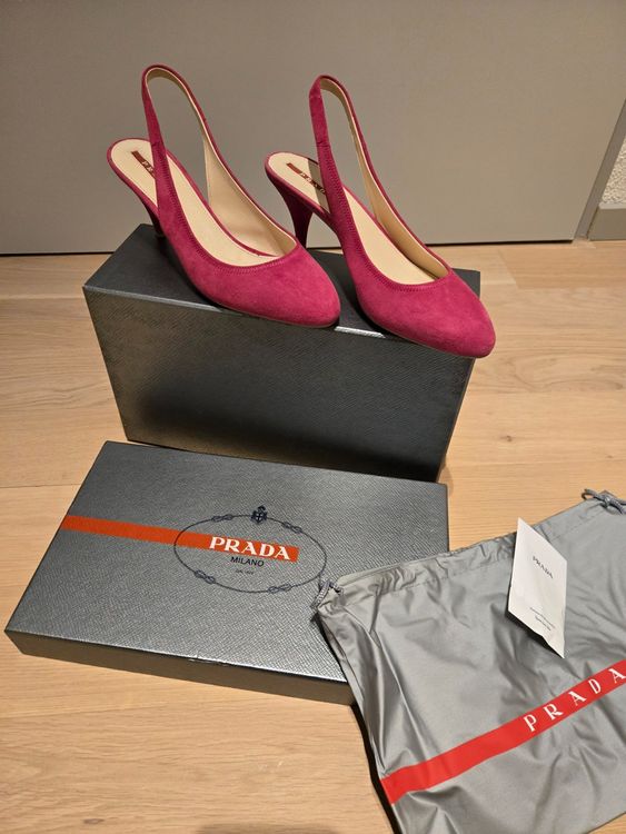 Prada Wildleder Pumps Slingbacks Pink (Gebraucht) in Baden für CHF 20 ...