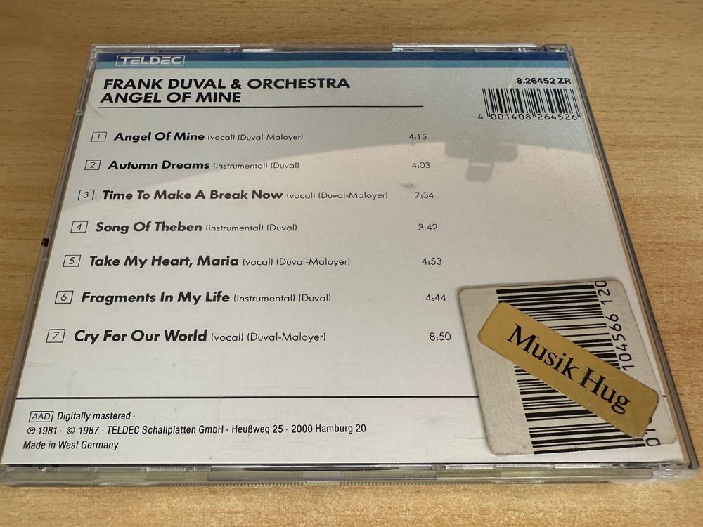 I5 Frank Duval & Orchestra – Angel Of Mine (Gebraucht) in Rikon im ...