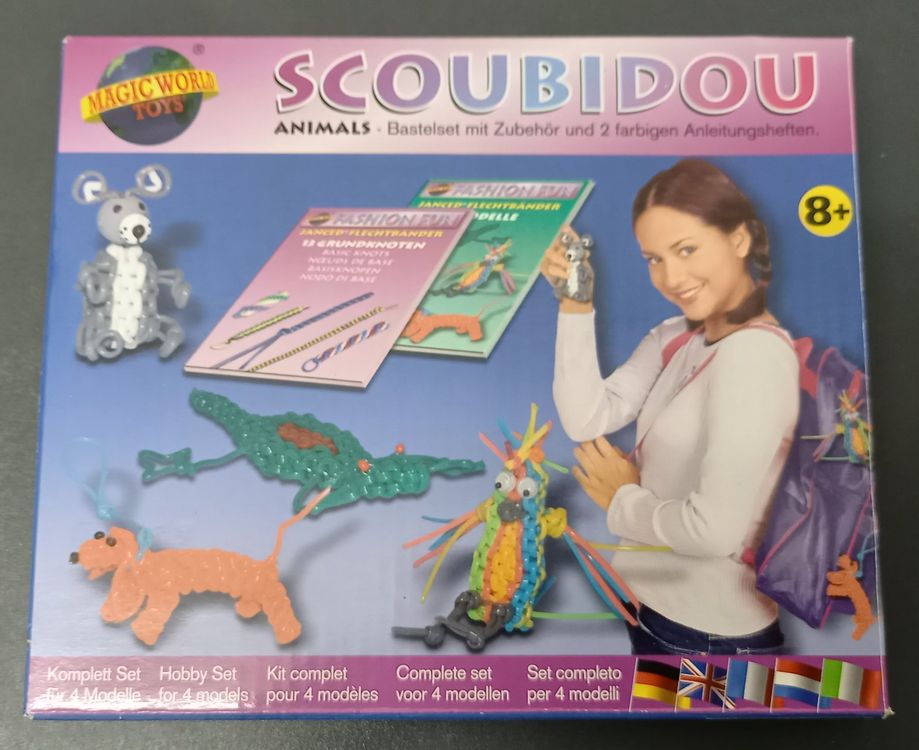 BASTELSET *SCOUBIDOU* FÜR TIERE; NEU/15 X 20CM/ANLEITUNG | Acheter sur ...