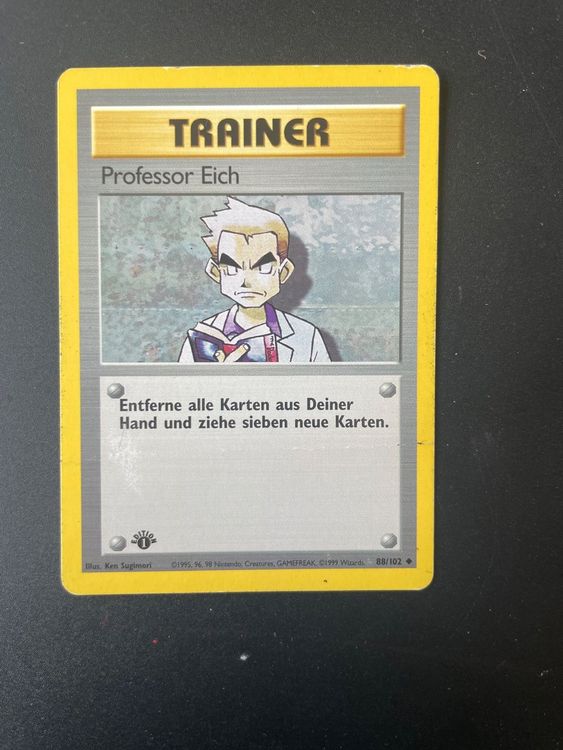Pokemon - Professor Eich 1. Edition - Base Set | Kaufen auf Ricardo