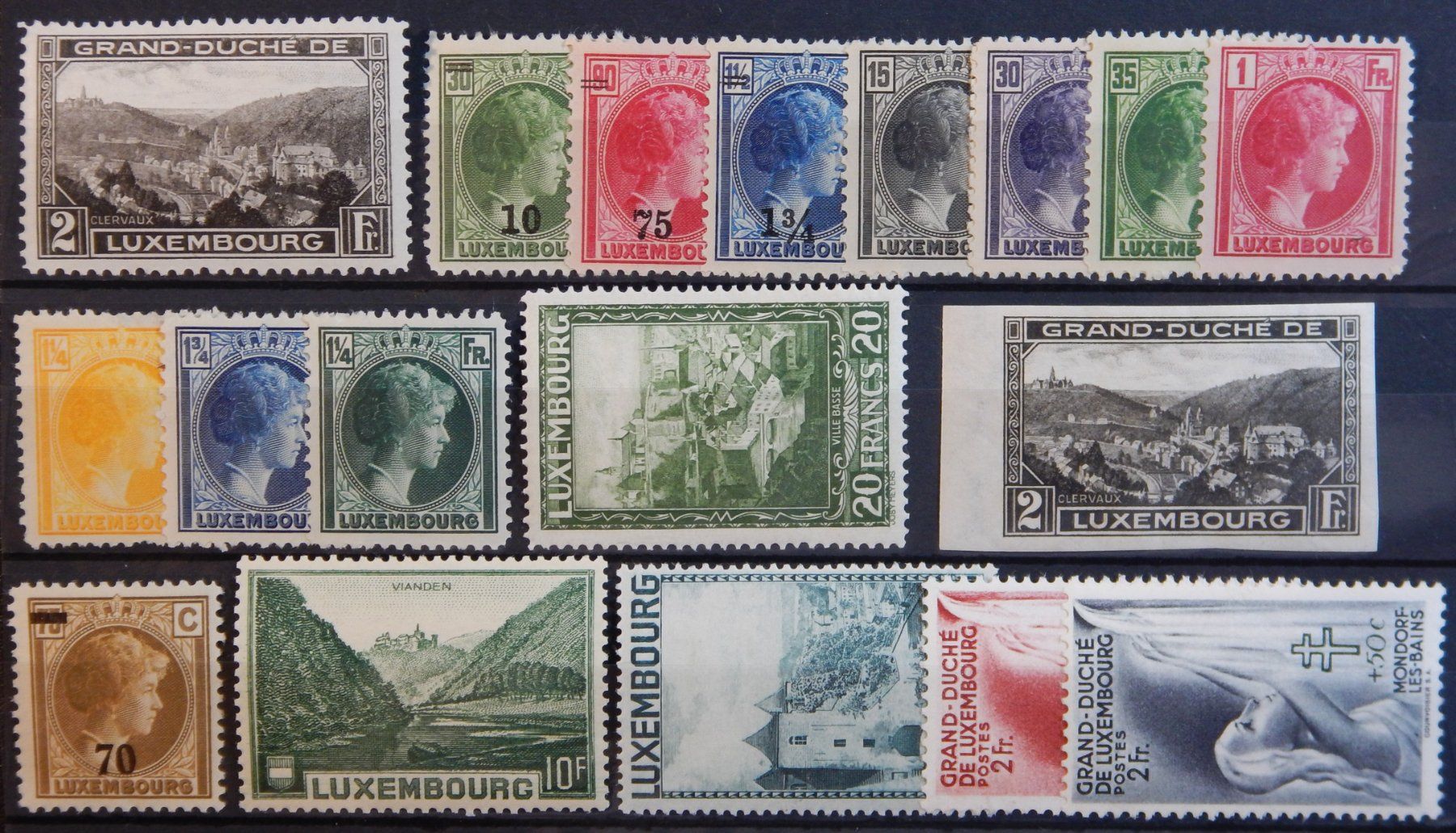 Luxemburg ex. Kat. 207-342 * 1928/40 Kat. 85 Euro (Gebraucht) in Zürich ...