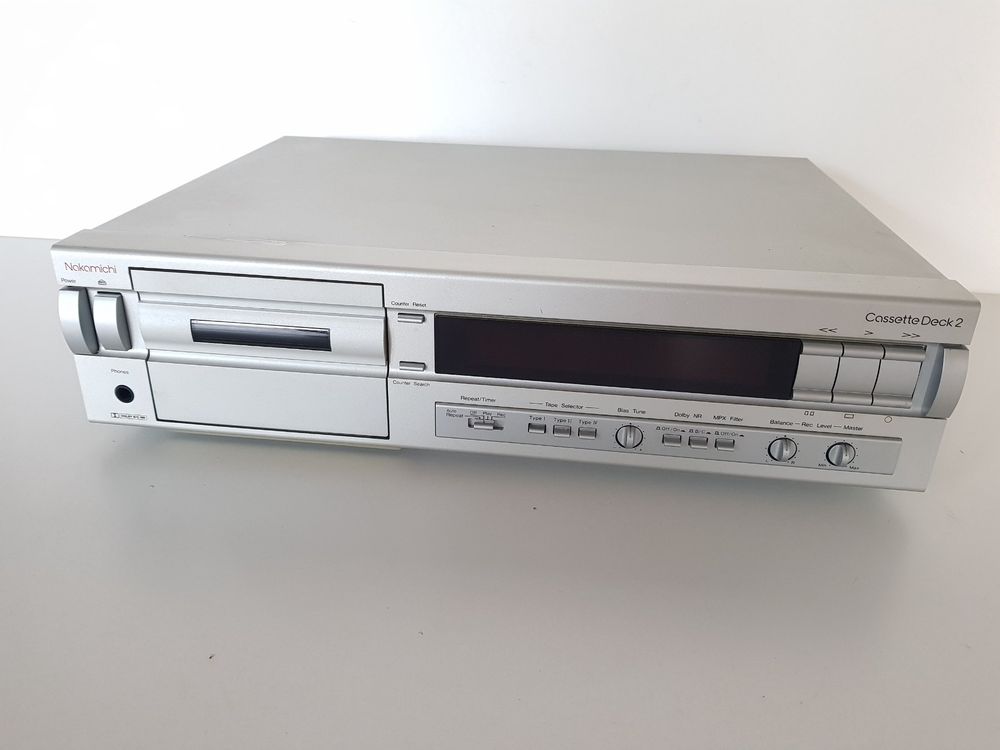 Nakamichi Cassette Deck 2 Hi-Fi Kassettendeck Silber | Kaufen auf Ricardo