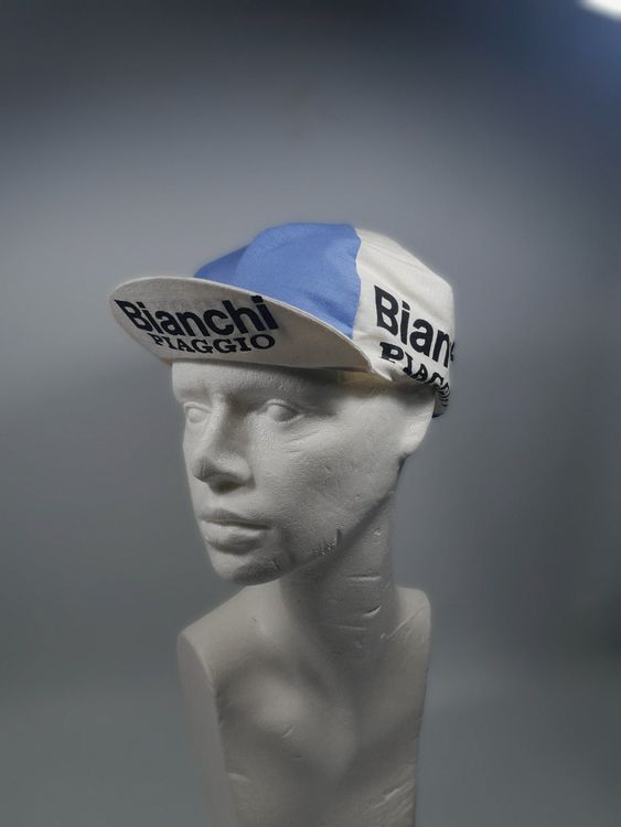 Vintage Velo Cap / Mütze / Hut / Käppi von Bianchi Piaggio (Neu (gemäss ...