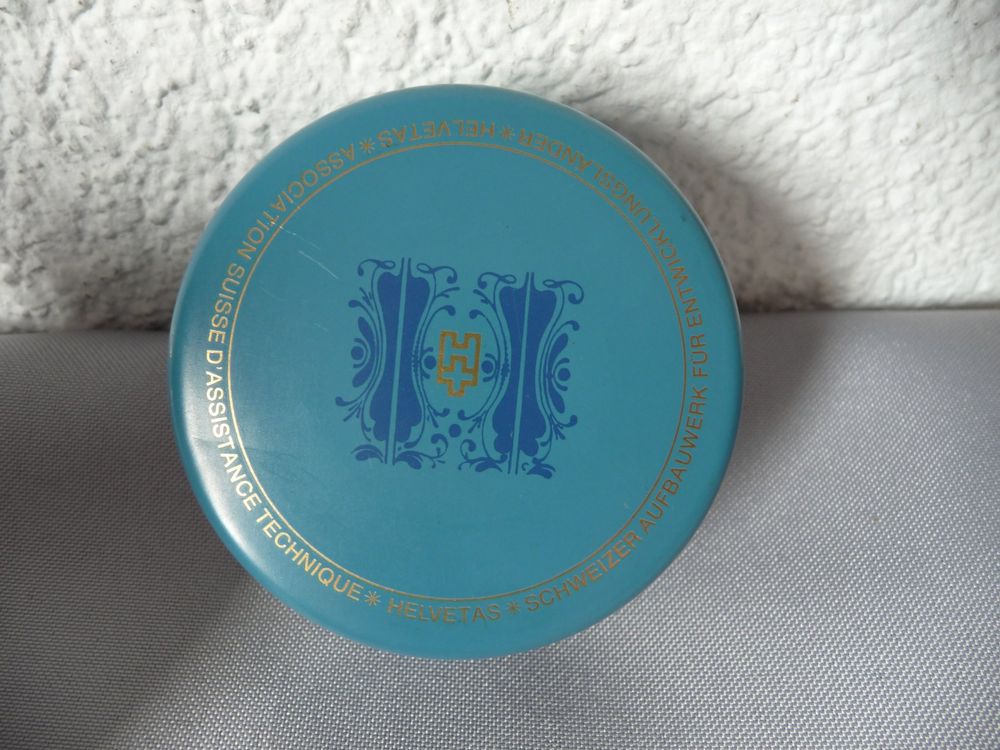 Alte Teedose aus Metall - Ancienne boîte à thé métal | Kaufen auf Ricardo