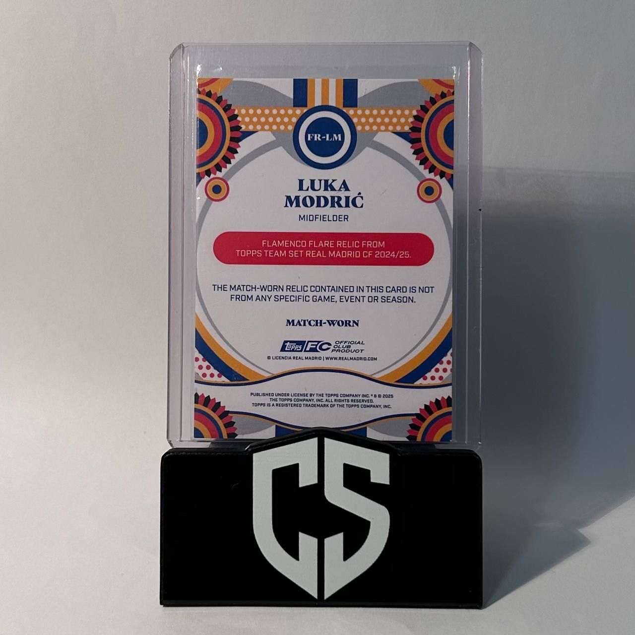 2024-25 Topps Real Madrid LUKA MODRIC Patch /99 Match worn (Gebraucht ...