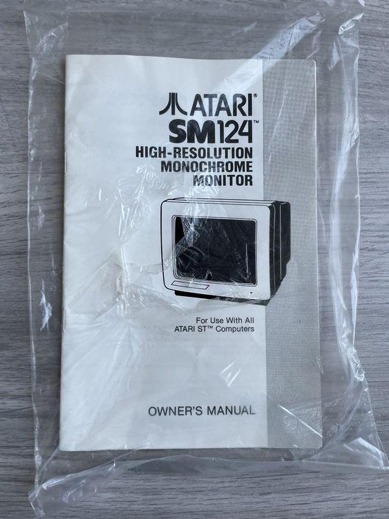 Atari SM124 Monitor Handbuch Anleitung | Kaufen auf Ricardo