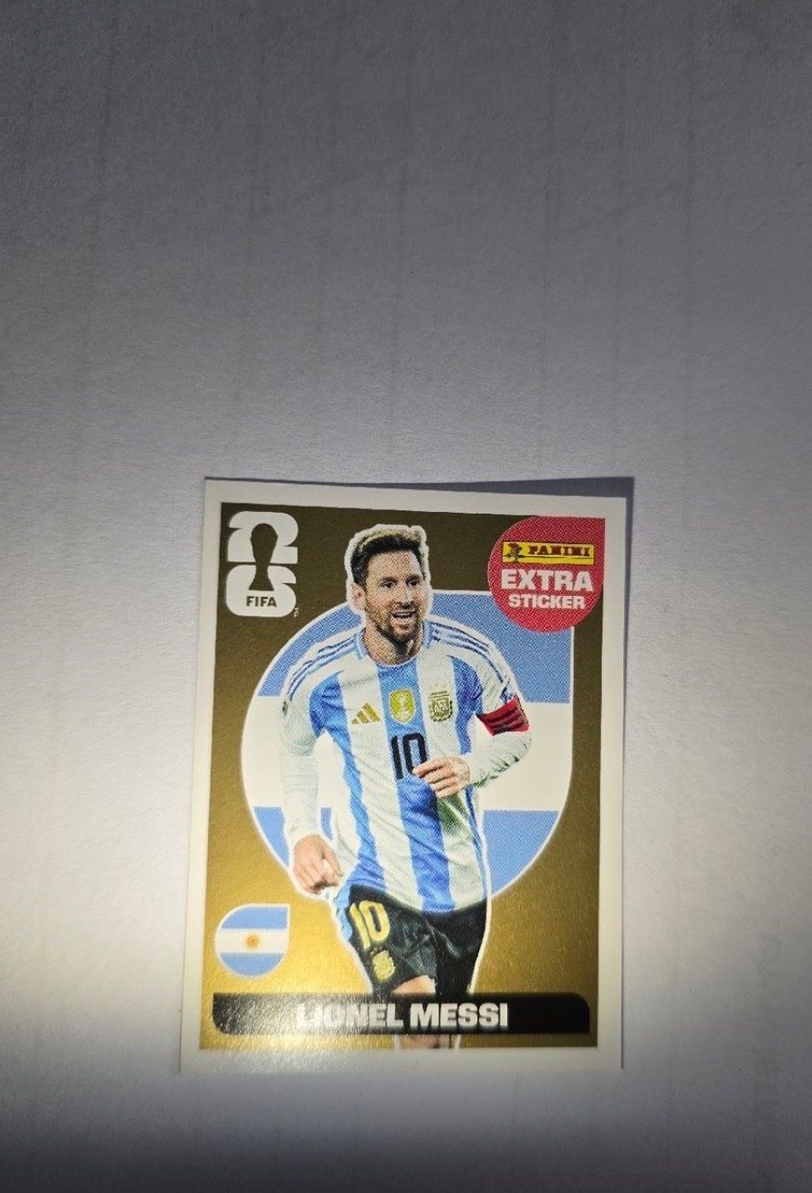 Panini FIFA 2026 WM Sticker, Lionel Messi Extra! Rar! Gold! (Neu ...