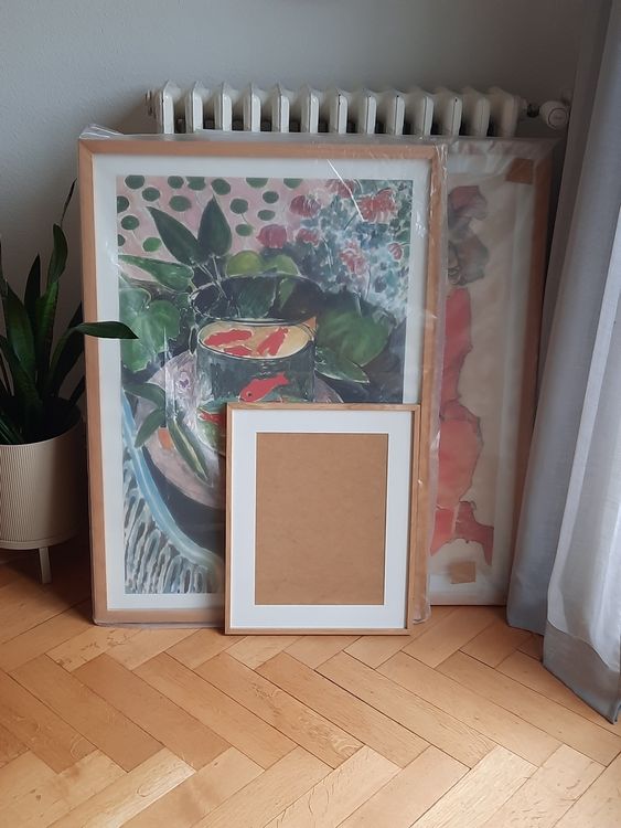 Zwei Holzbilderrahmen aus Eiche Interio | Kaufen auf Ricardo