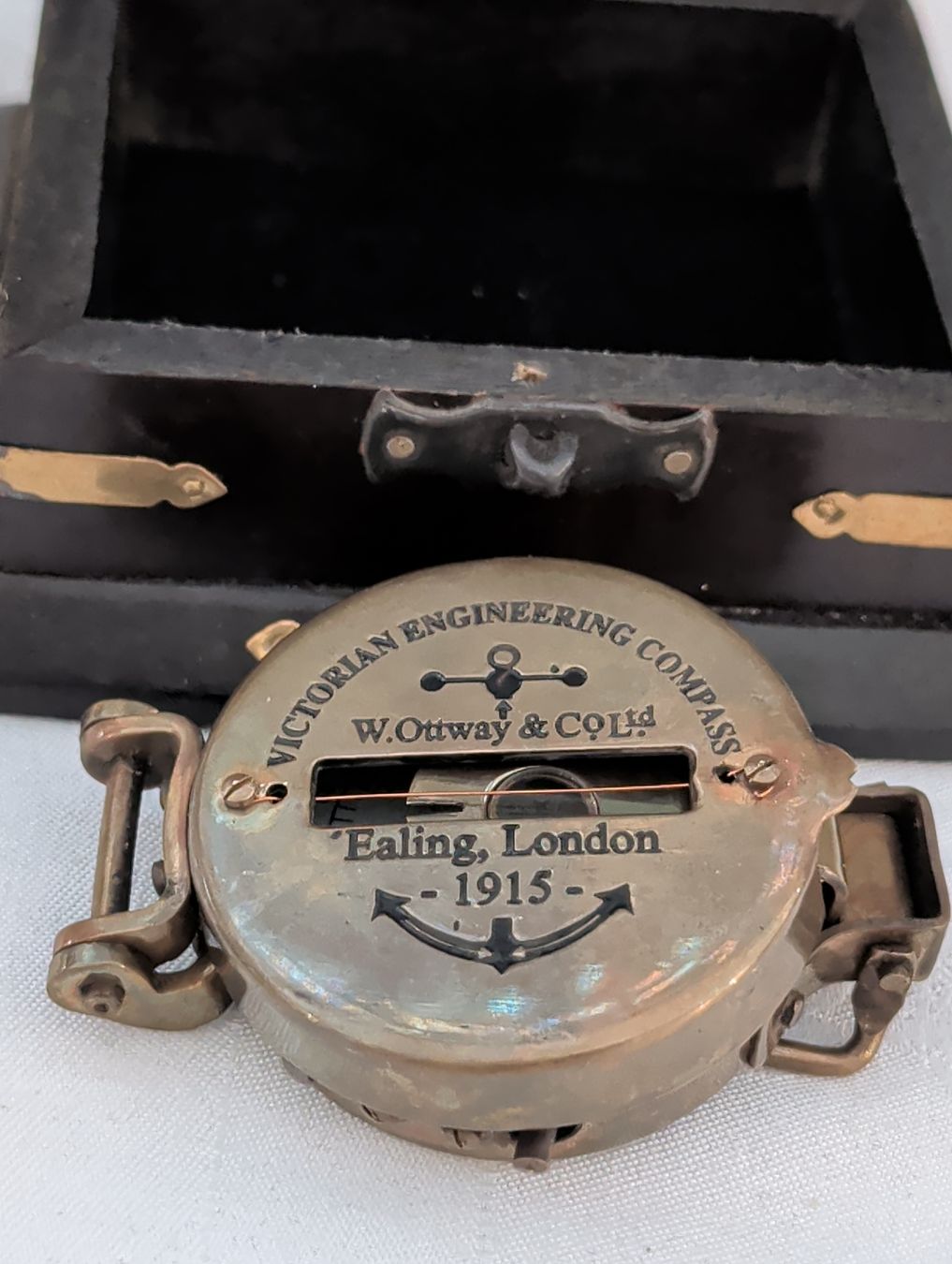 VINTAGE TOP KOMPASS W. OUTWAY & CO LTD 1915 IM ETUI (Gebraucht) in ...