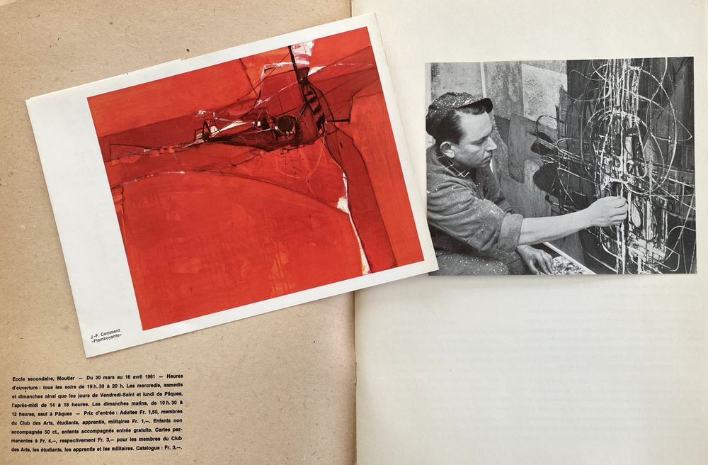 Jean-François Comment - Catalogue du Club jurassien des Arts (Gebraucht ...