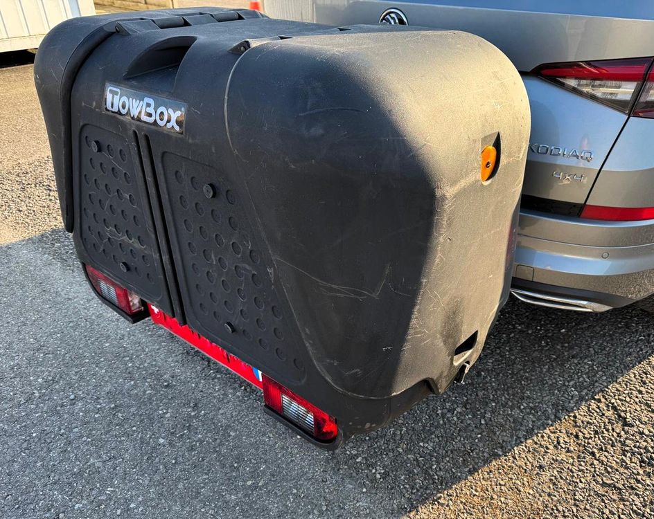 TOWBOX V2 (390 Liter) - HeckBox für AHK anstatt Dachbox (Gebraucht) in ...