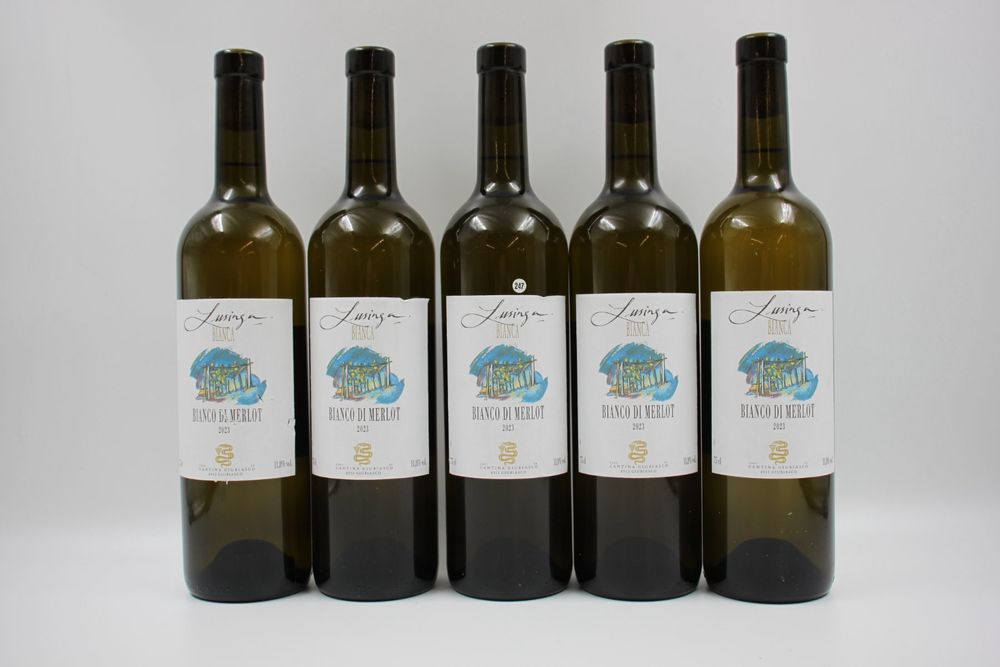 5x LUSINGA Bianco Di Merlot Weisswein (25051519Z) (Neu (gemäss ...