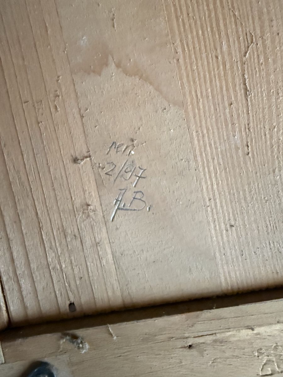 Antike Wanduhr mit Pendel, Holz, Uhrwerk intakt, Top Zustand (Gebraucht ...