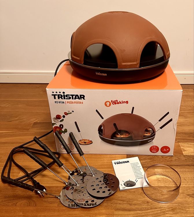 Tristar Pizzaofen PZ-9156 Pizza-Party Set 6 Personen (Gebraucht) in ...