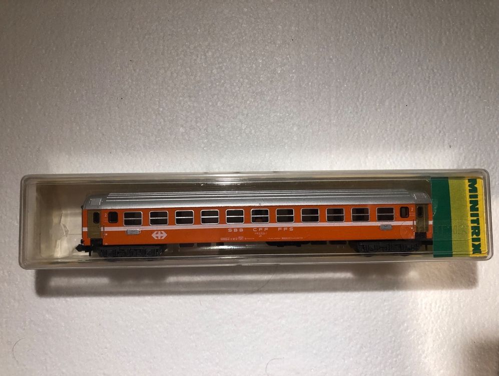 Minitrix Spur N EC-Wagen SBB orange (Gebraucht) in Urtenen-Schönbühl ...
