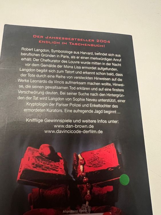Sakrileg - The Da Vinci Code - Dan Brown (Gebraucht) in Egg b. Zürich für CHF 4 – mit Lieferung ...
