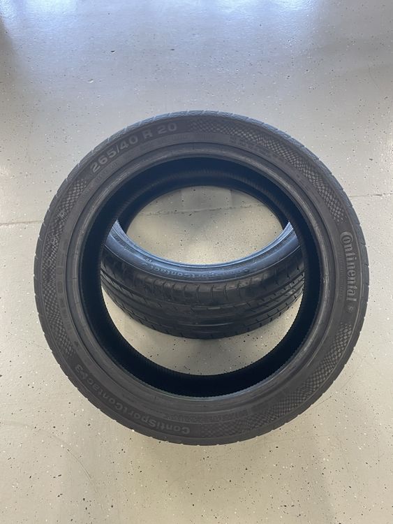 Zwei Continental Sommerreifen 265/40 R20 | Kaufen auf Ricardo