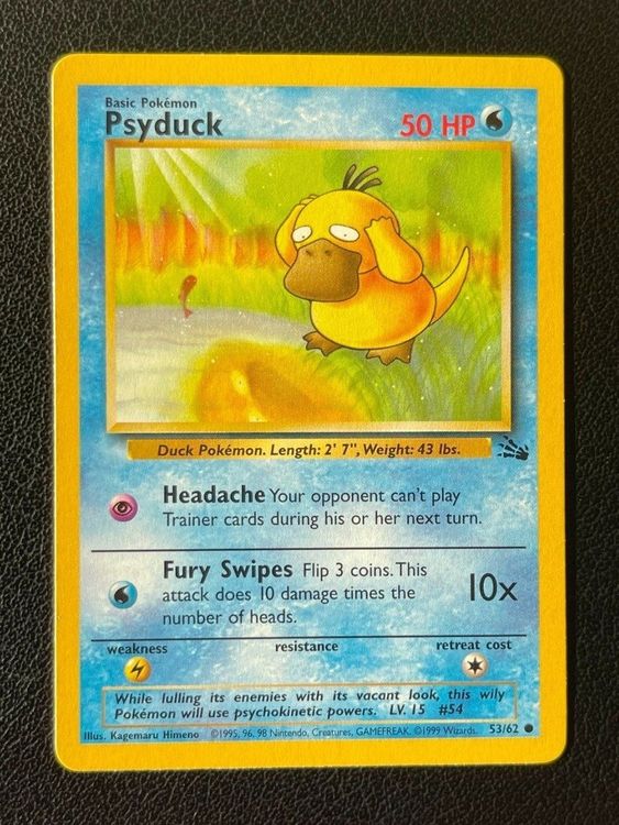 Psyduck 53/62 Pokémon Fossil | Kaufen auf Ricardo