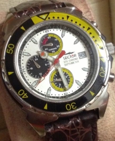 SECTOR Chronograph Herrenuhr ( Quartz / 44 mm ) (Gebraucht) in ...