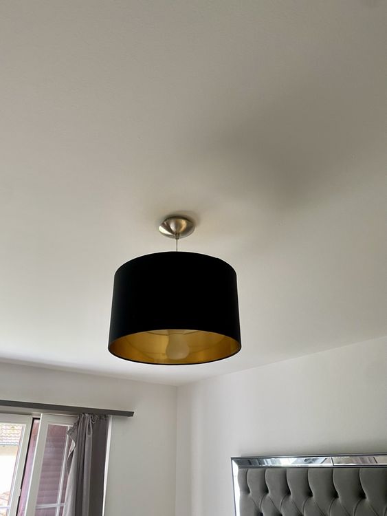 Black & Gold Ceiling Light - Stylish Home Accent Decor (Gebraucht) in ...