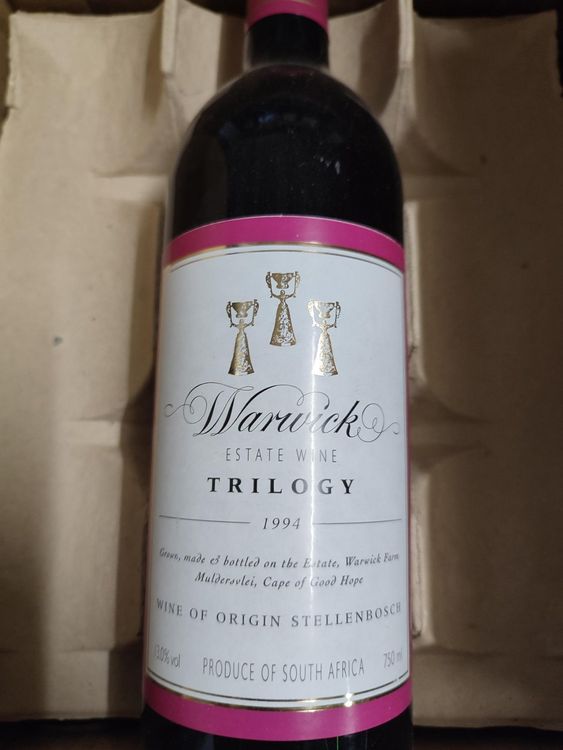 4fl. Warwick Trilogy 1994 - Stellenbosch - Südafrika (Gebraucht) in ...