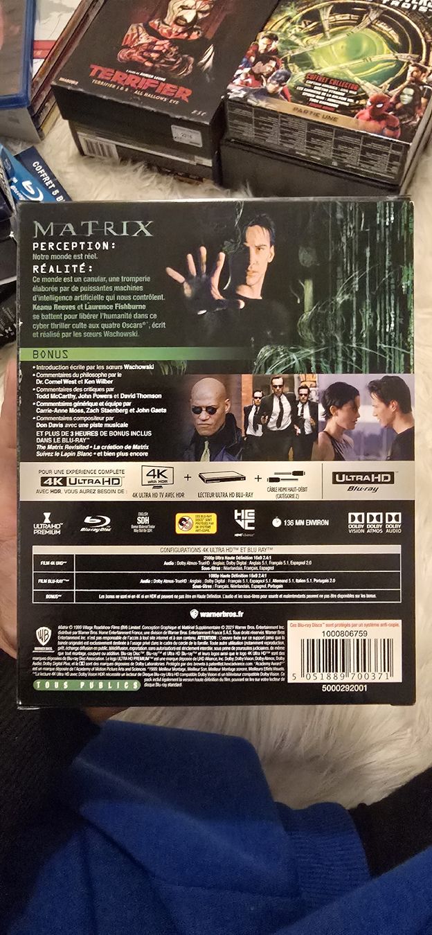 The Matrix 4K Ultra HD Blu-ray Boîtier Steelbook Edition 🎬 (Neuf (Voir ...
