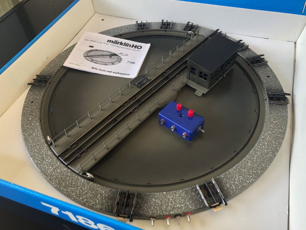 Marklin 7186 Elektro Drehscheibe HO/WS für M-Gleis | Kaufen auf Ricardo