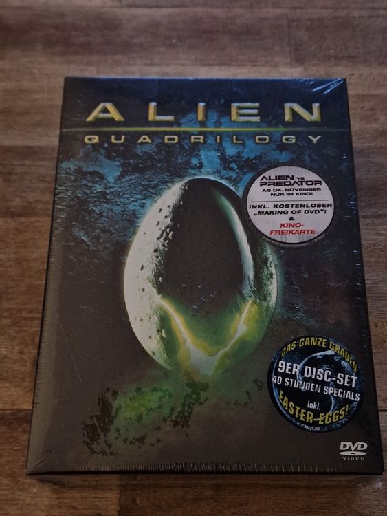 Alien Quadrilogy DVD Box neu, sealed (Gebraucht) in Güttingen für CHF 19 – mit Lieferung auf ...