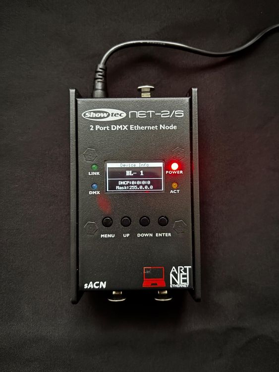 Showtec NET-2/5 2 Port DMX / Artnet Ethernet Node | Kaufen auf Ricardo