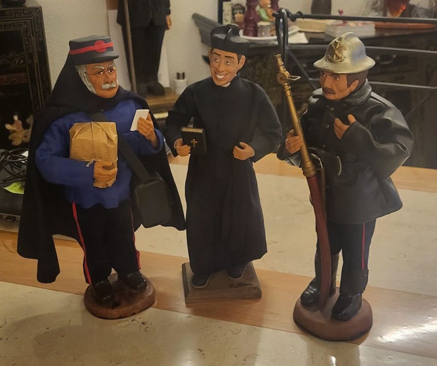 Statues Fernandel / le postier / le pompier, Hauteur 28-35 (Gebraucht ...