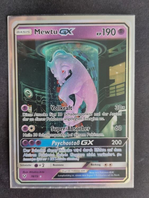 Mewtu GX (Mewtwo GX) Secret Rare Labor | Kaufen auf Ricardo