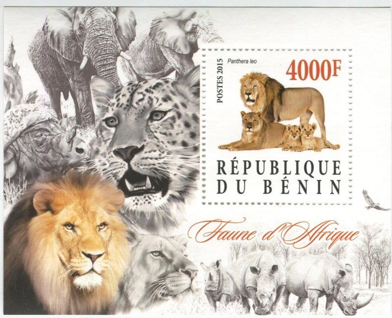 Block "Löwen". Benin (Neu und originalverpackt) in Basel für CHF 3 ...