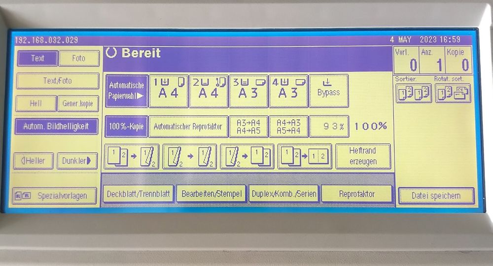 Fotokopierer Drucker Scanner Nashuatec DSM 725 | Kaufen auf Ricardo